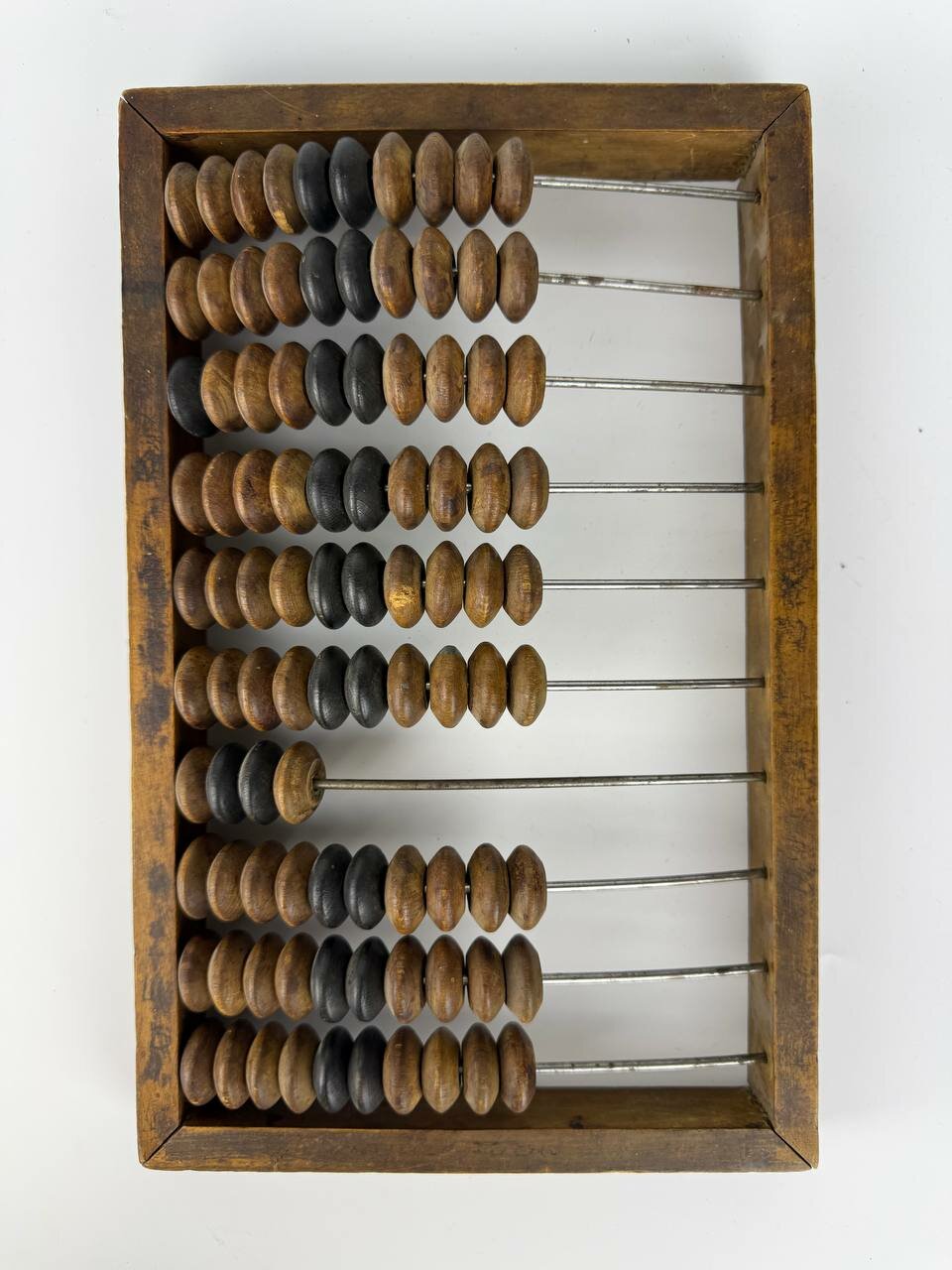 Небольшие деревянные счеты СССР, 20 х 32 см.