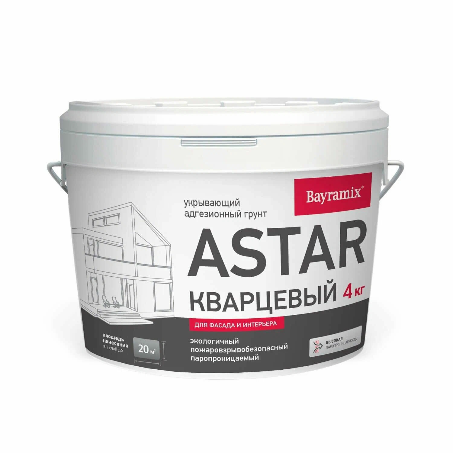 Грунт кварцевый универсальный Bayramix Astar (4кг)