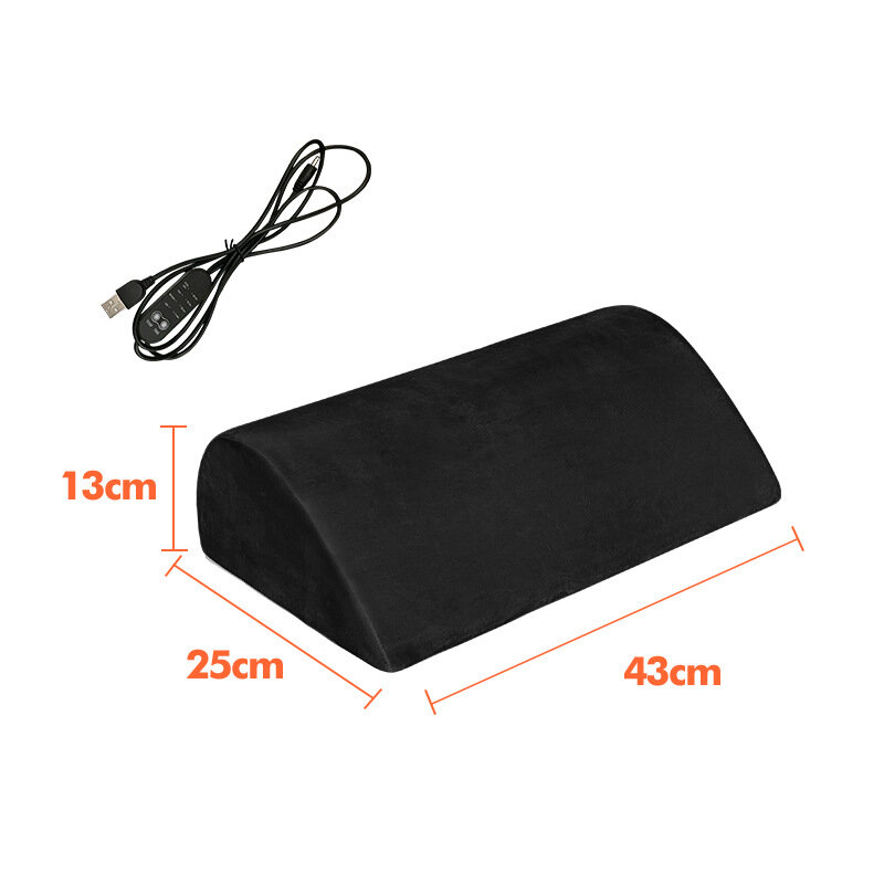 Подушка из пеноматериала с эффектом памяти, высокоплотный поролон, регулируемая, съемная и моющаяся подставка для ног, съемная и моющаяся подставка для ног, подставка для ног с подогревом.