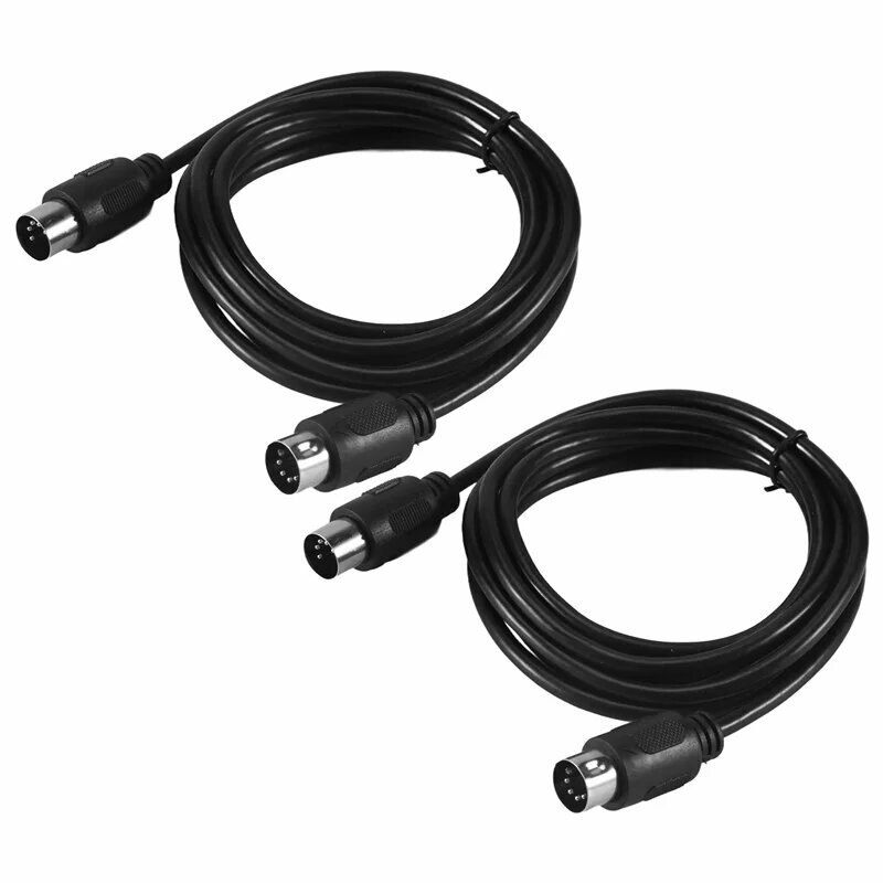 MIDI кабель 5-pin DIN, набор из 2 шт