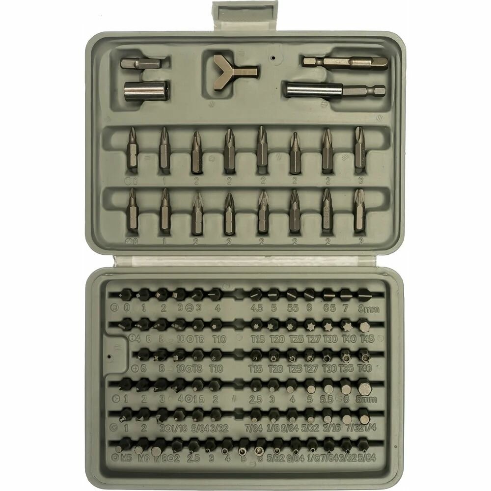 Набор бит (100 шт; CrV) FIT IT 57859