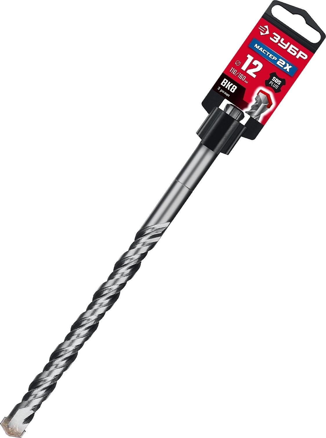 Бур ЗУБР Мастер-2Х 12x160 мм SDS-Plus