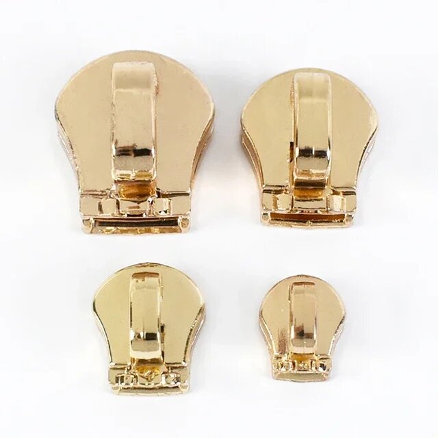 Бегунки для молнии Meetee LightGold No.3, 20 шт