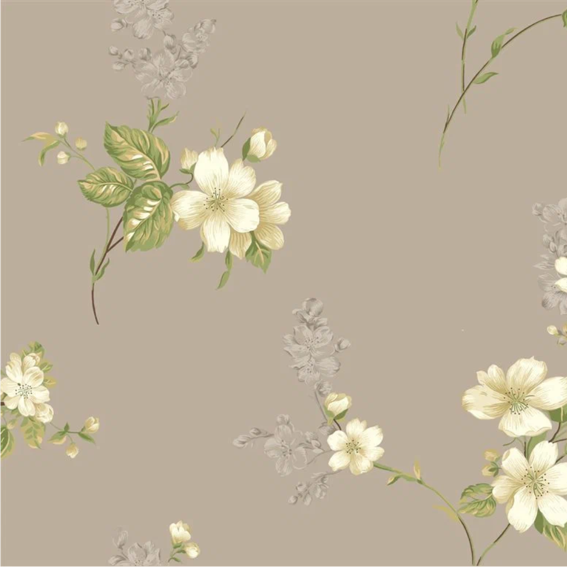 Обои York Collections Casabella JG0691 C; 0,68х8,20 м, бумага, бежевый