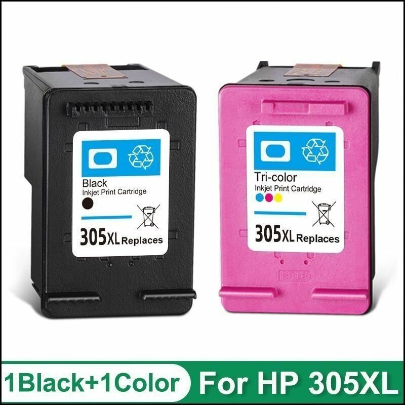 Сменный картридж hicor, совместимый с чернилами для HP 305 / HP 305XL / HP Deskjet 2320/2710/2720