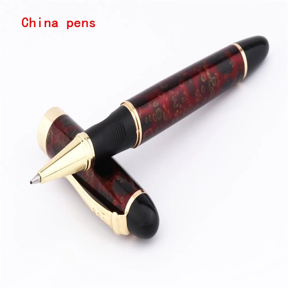 Шариковая ручка Jinhao X450 металлическая золотая D1