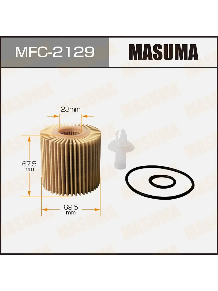 Фильтр масляный TOYOTA ALPHARD MASUMA MFC-2129