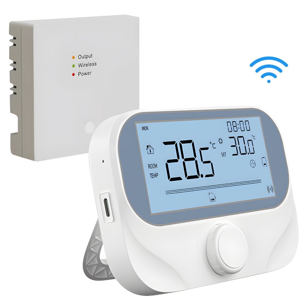 Простой в настройке термостат для настенного котла Беспроводное управление температурой