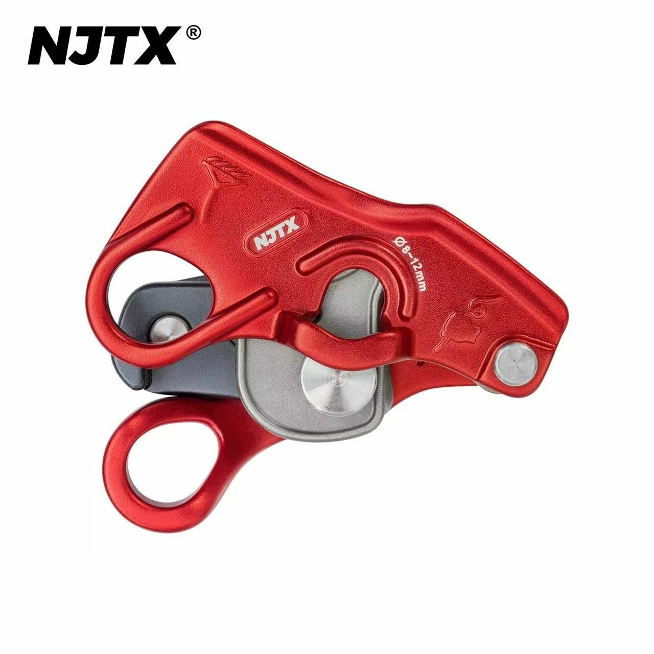 Страховочно-спусковое устройство NJTX J014 Красная Точка для спортивного скалолазания и мультипитча