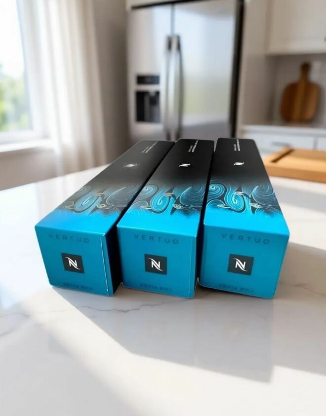 Кофе в капсулах Nespresso Vertuo Costa Rica, 3 тубы - 30 капсул