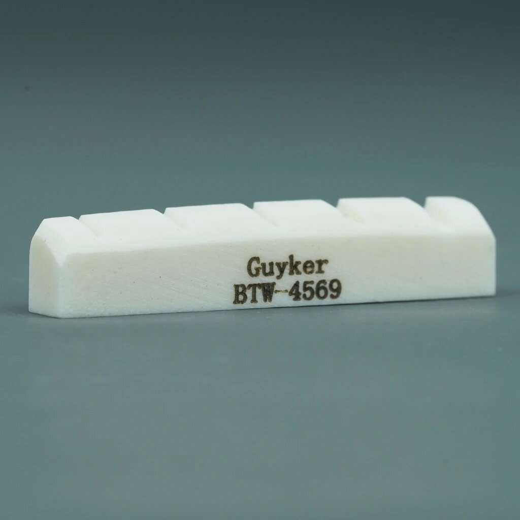 Седло для моста акустической гитары Guyker BTW коровья кость