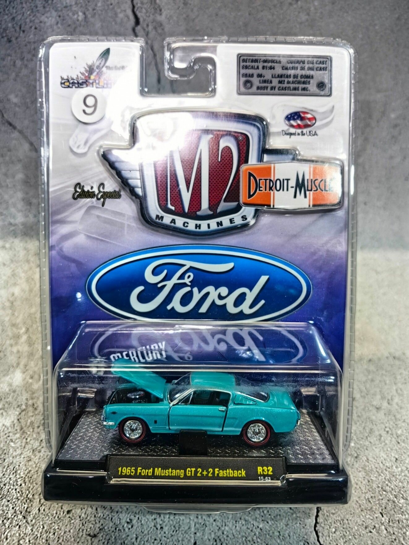 Машинка M2 Machines 1/64 M2 1969 Ford Mustang Oldsmobile Buick Pontiac Chrysler Plymouth Dodge Chevrolet Die-cast Alloy Car Model Gift