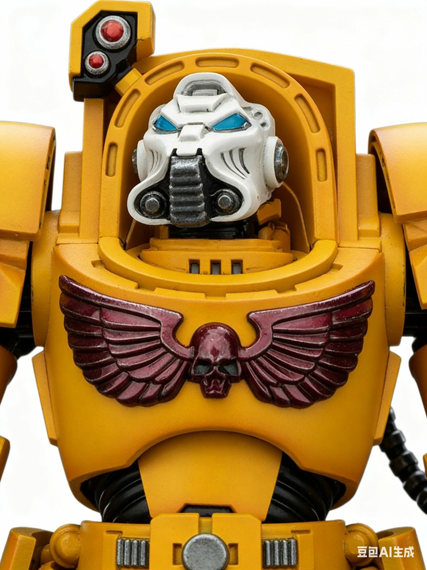 Подвижная фигурка JOYTOY Warhammer 40K 1/18 Action Figures Imperial Fists Terminator 2 with Power Fist and Storm Bolter Model Toy Gift Free Shipping