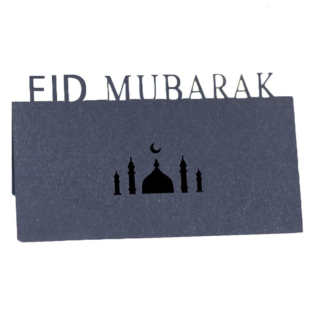 Карточки с буквами «Eid Mubarak», 100 шт, Черный