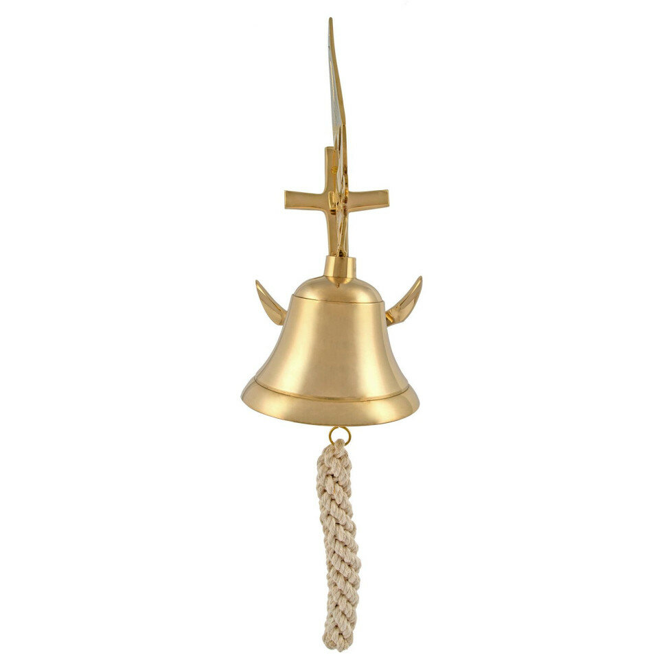 Рында на кронштейне "Якорь" диметр 10см