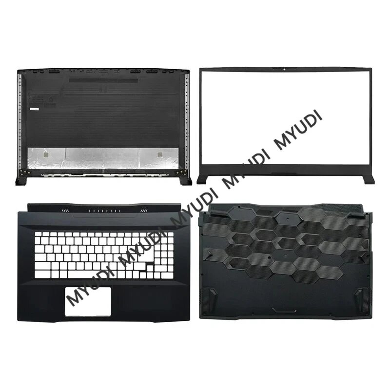 Корпус ноутбука MYUDI для MSI Katana GF76 черный ABCD Cover