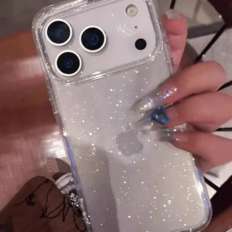 Чехол с блестками для iPhone 11