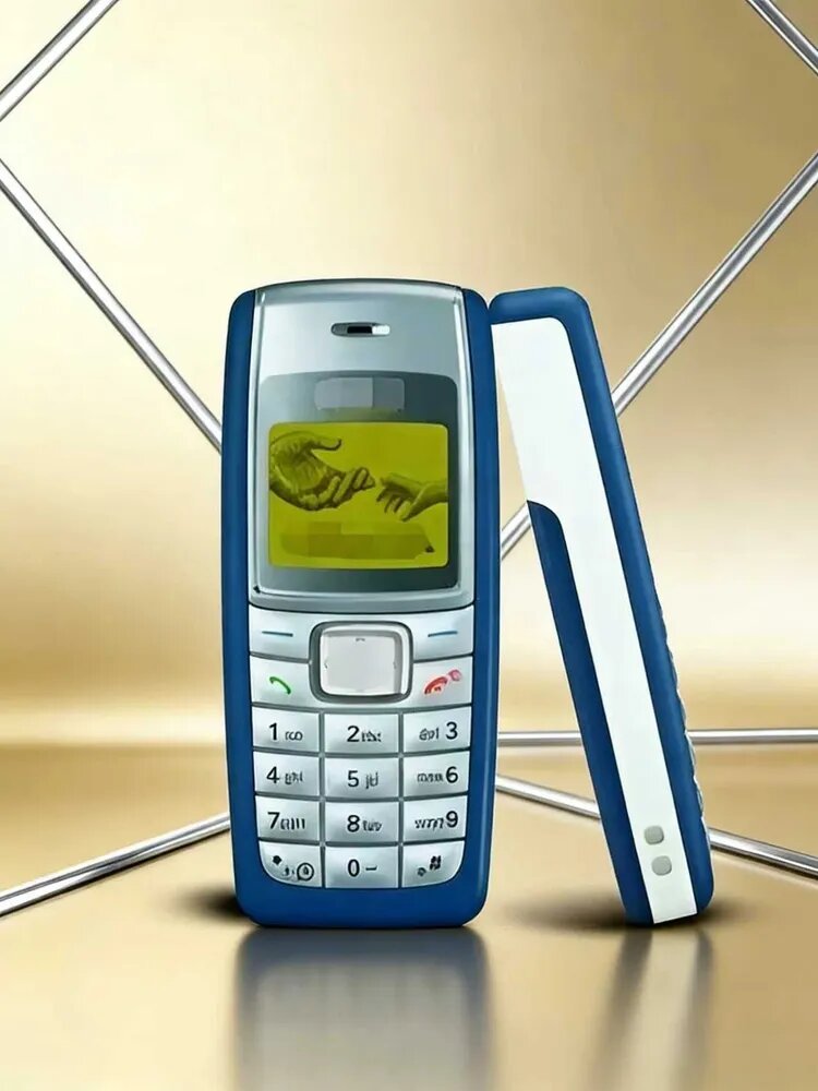 Мобильный телефон Nokia 1110 Мобильный телефон, белый, черный