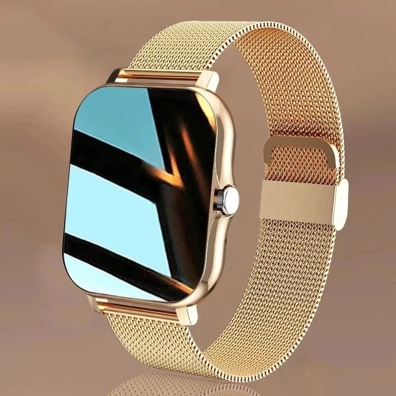 Золотые смарт-часы Smart Watch 2025 Gold1