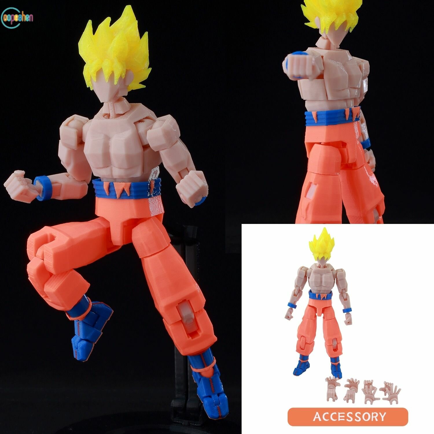 Магическая Битва Фигурка (Wukong-14cm) Lucky Dummy 13,3D-печатный Подвижный Манекен
