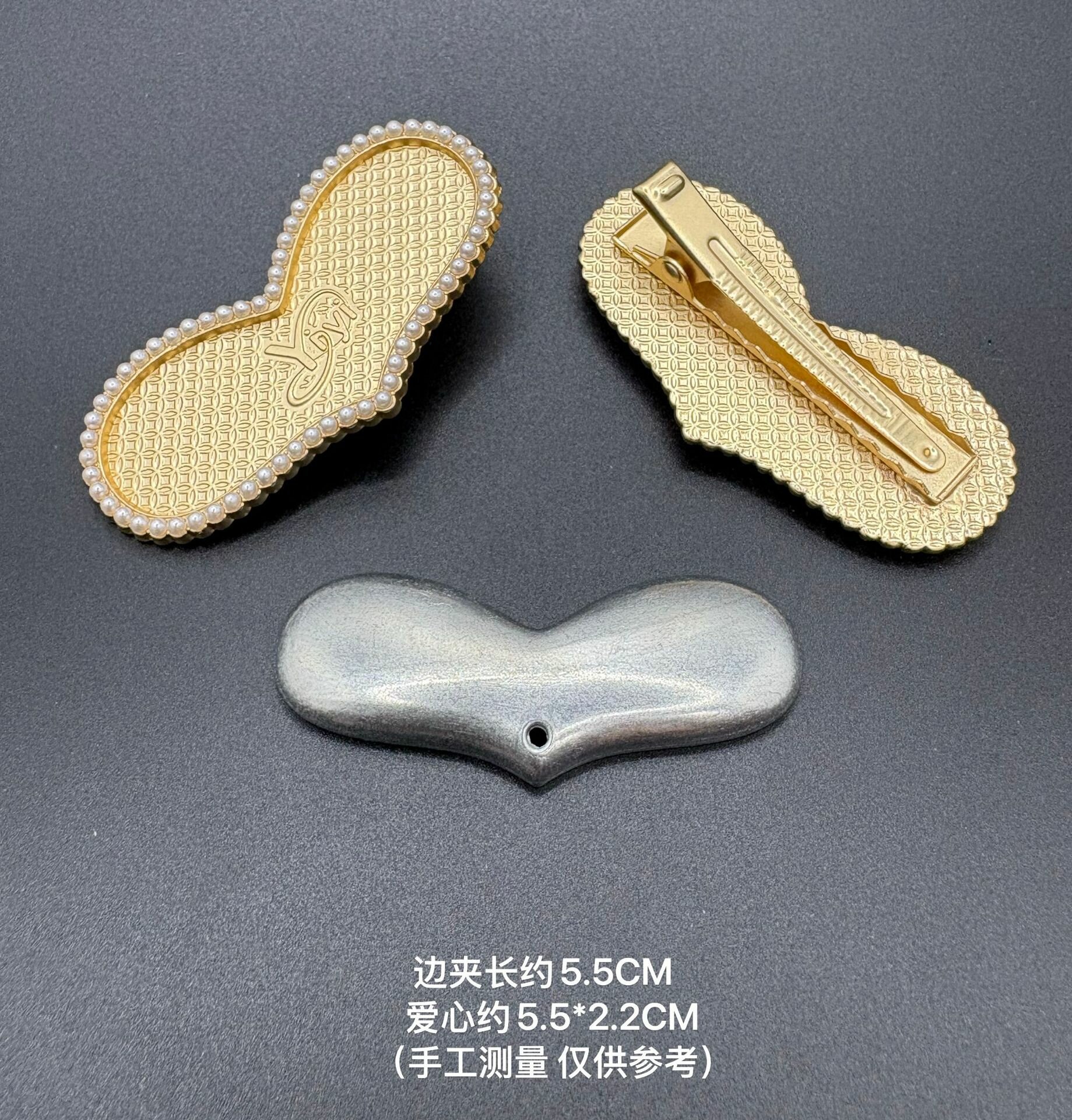 Основа для заколки из парчи Сун, заготовка с канавками, украшение филигранью и точечной росписью, накладка из парчи Сун, материалы для украшений для волос.