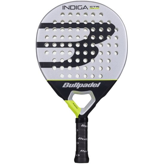 Ракетка для падела Bullpadel Indiga Control 26, 494417, для начинающих, карбон, серо-черный