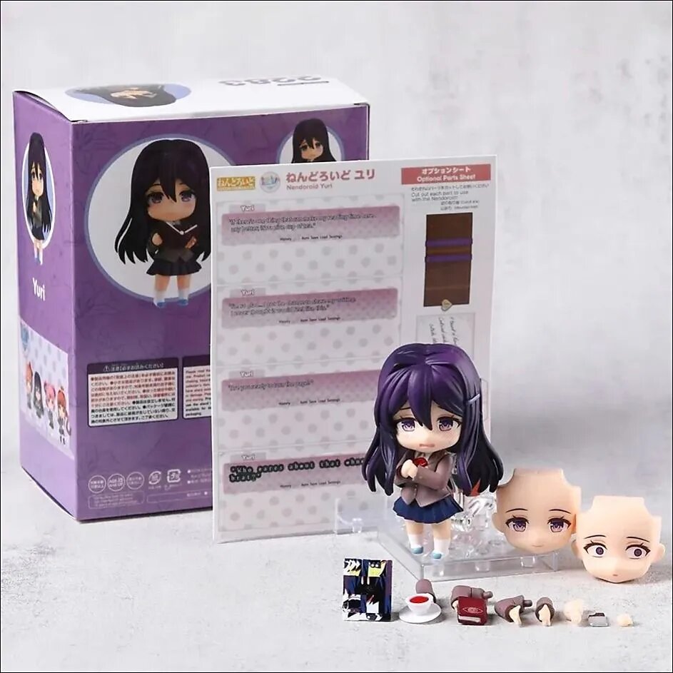 Фигурка Литературный клуб Доки Доки Юри / Doki Doki Literature Club Yuri 2283 (10см)