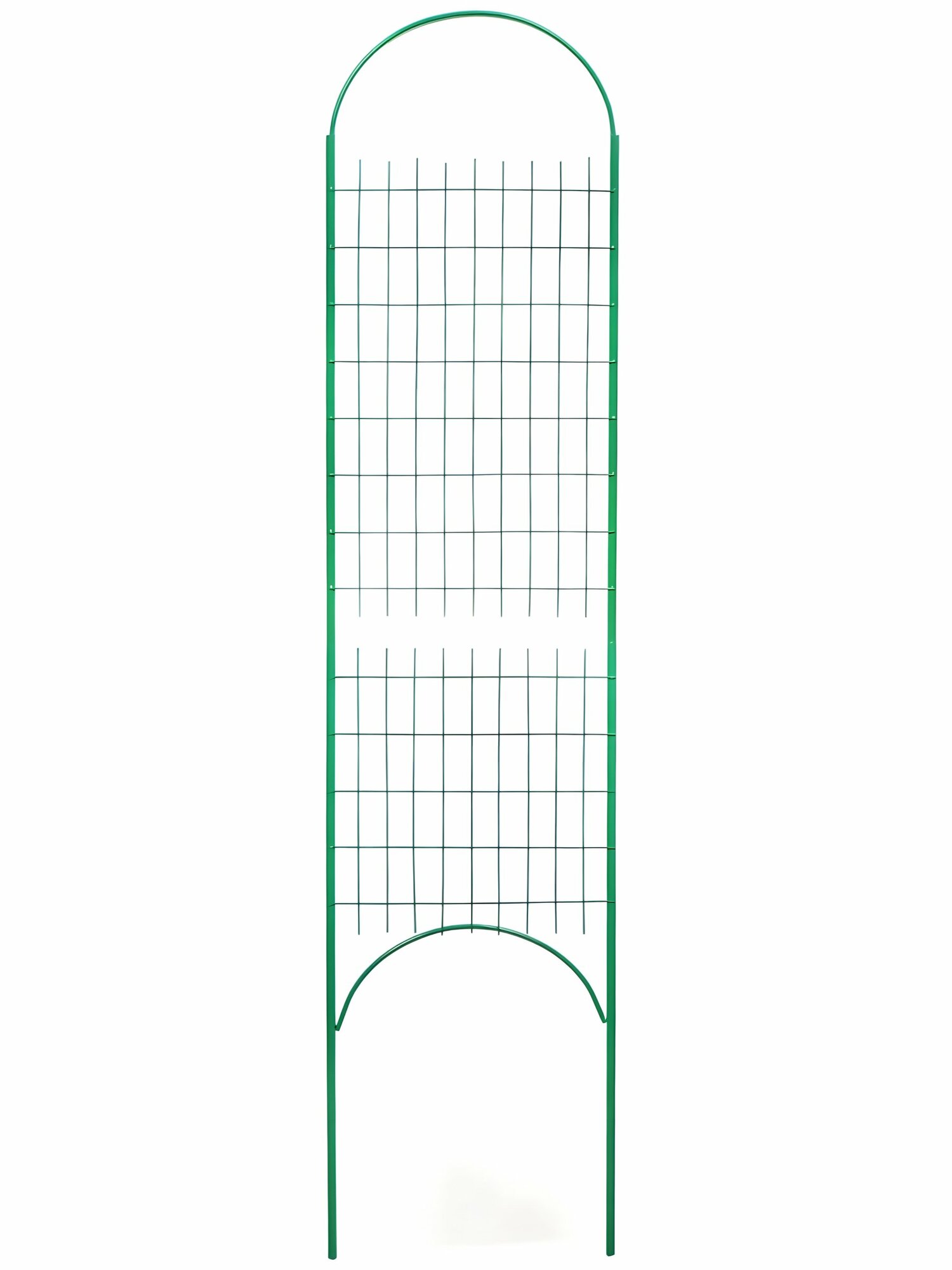 Шпалера для растений 50x220 см, разборная, металл, зелёная