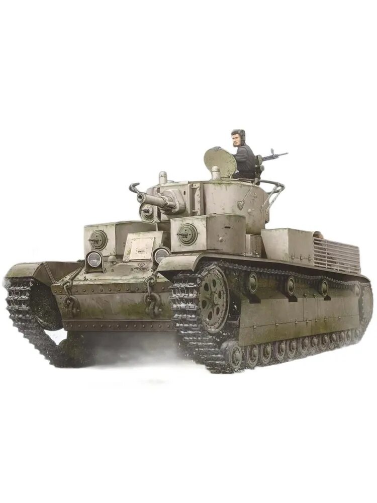 Hobbyboss 83853 1/35 Советский средний танк Т-28 (Заклепленный) Модель
