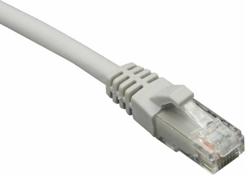 Патч-корд Suprlan UTP RJ-45 вилка-вилка RJ-45, категория 6, длина 2 м, серый (10-0168)