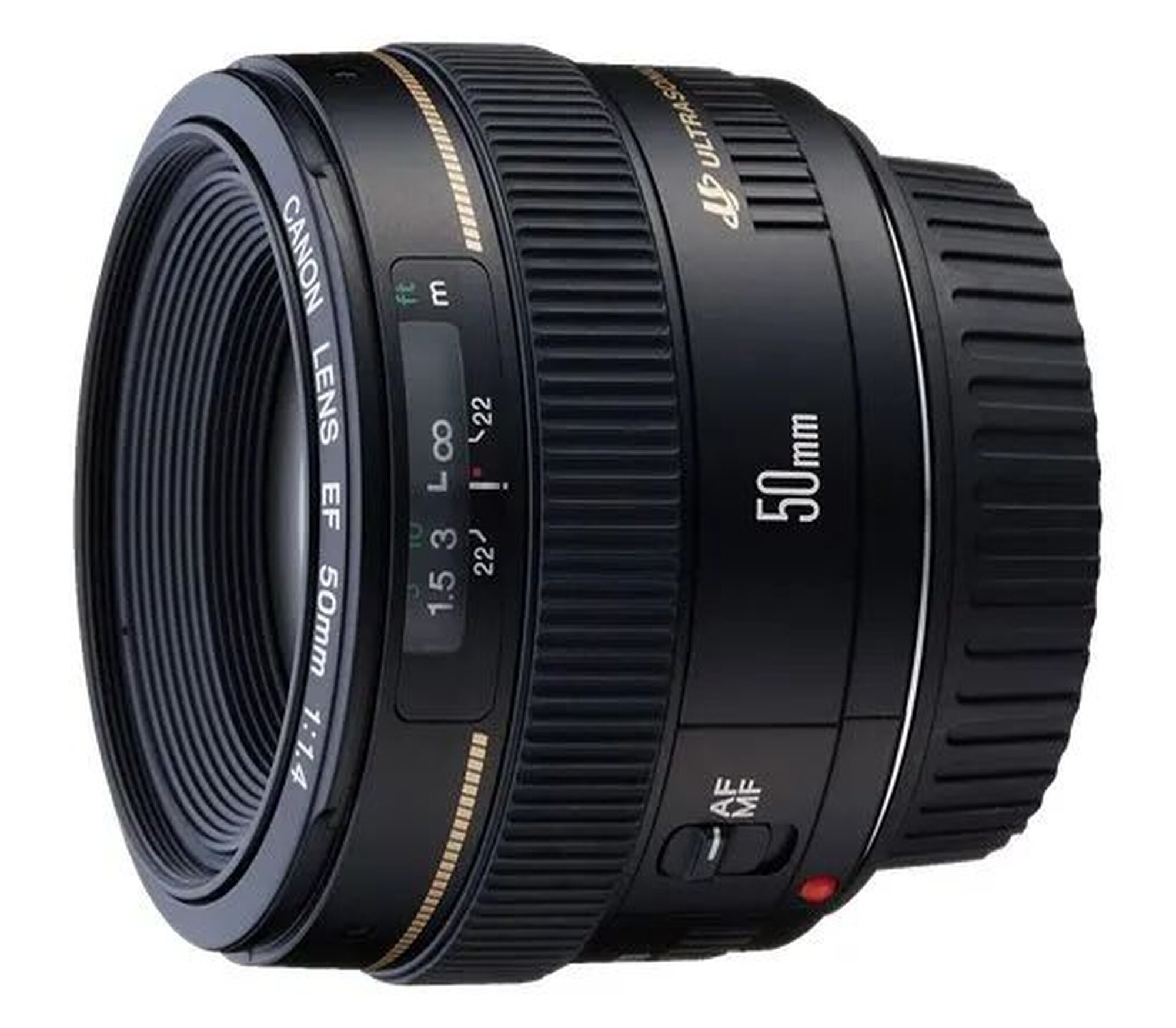Объектив Canon EF 50mm F/1.4 USM, светосильный, для портретной съёмки, чёрный