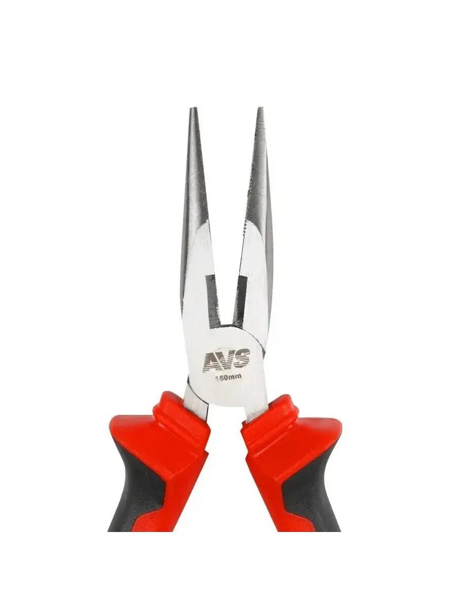 Длинногубцы прямые 160 мм AVS DLG0160-S
