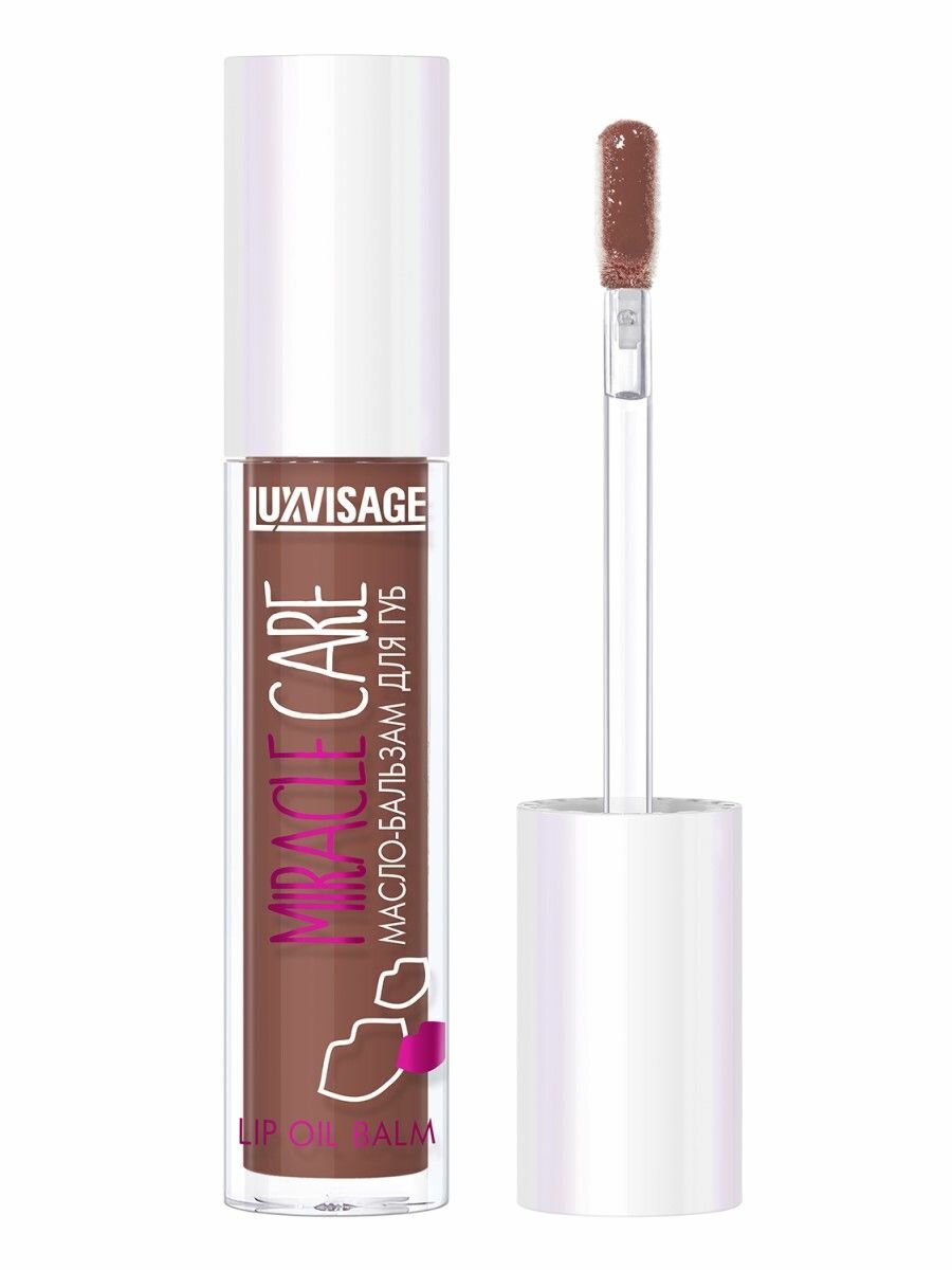 LUXVISAGE MIRACLE CARE Масло-бальзам для губ тон 107 double chocolate 3,4г