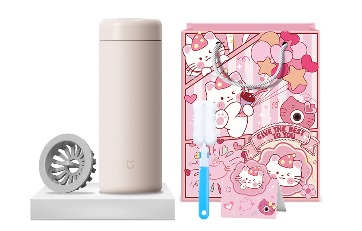 Термокружка унисекс Xiaomi Mi Home Mini, 350 мл, Pink