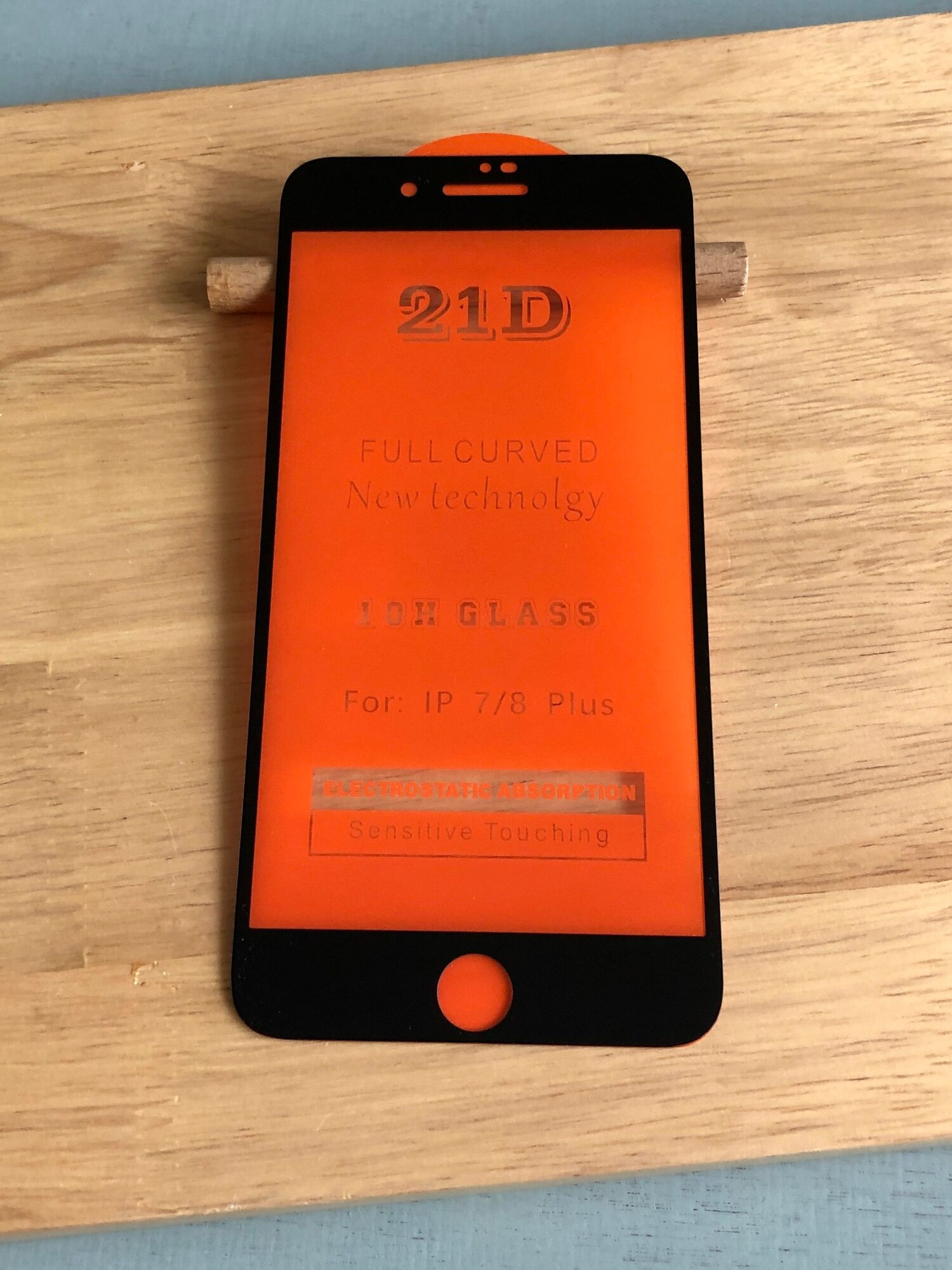 Премиум стекло 10H Hardless 1 шт: защитное стекло iPhone 7/8 Plus защитное стекло на Айфон 7/8 Плюс с полным клеевым покрытием