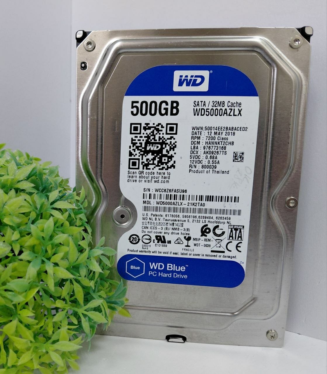 Жёсткий диск 3.5" WD Blue WD5000AAKX 500GB