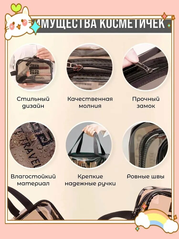 Косметичка ширина: 29 см. — фото 1