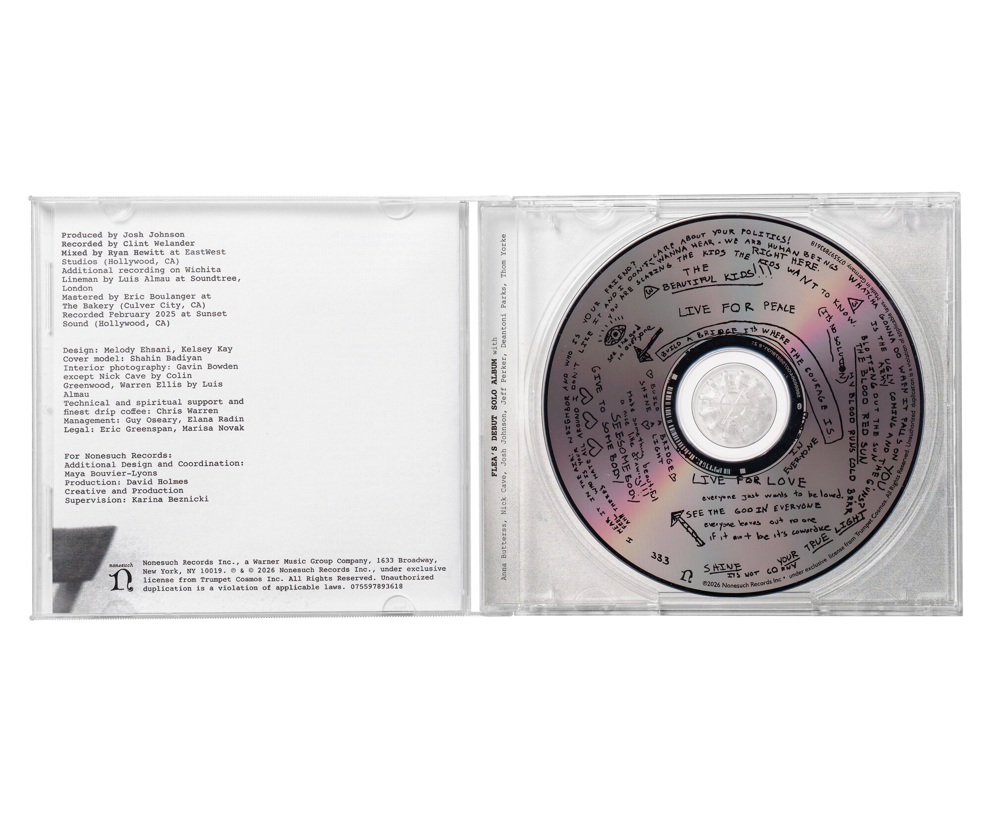 Flea - Honora, 2026, 8-page, CD-Аудио — фото 1