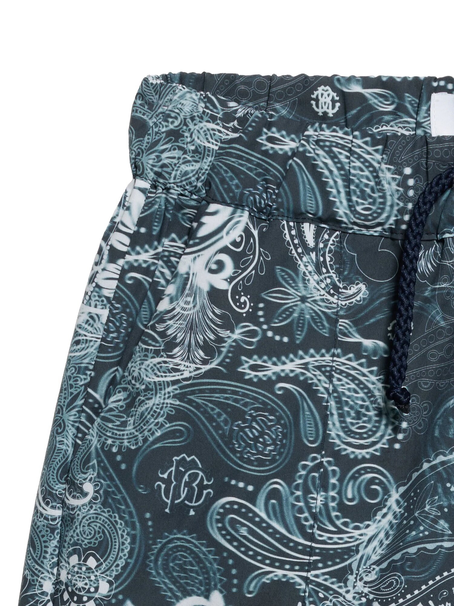 Шорты Roberto Cavalli Paisley-print drawstring shorts, размер 46 — фото 1