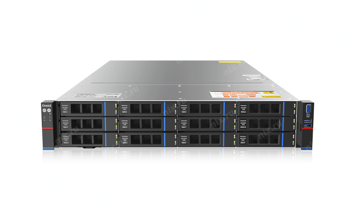 0.95.002.1044 Gooxi Серверная платформа/ Gooxi AS201-D12R-NV-G4 EGS 4th Gen 2U 12 disks barebone based on rapidsapphir