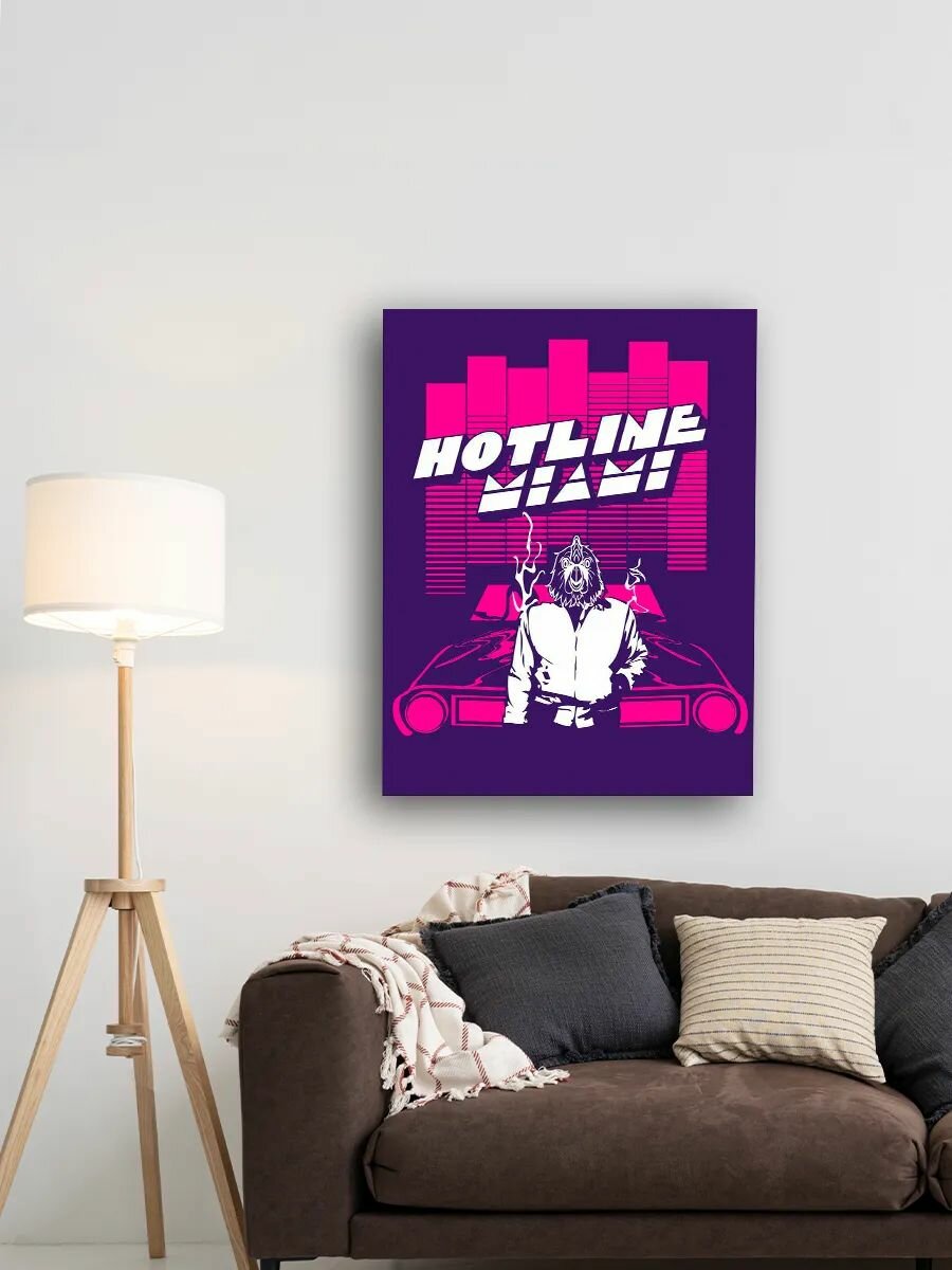 Постеры на стену Hotline Miami, , плакат 1шт, А3 размер. — фото 1