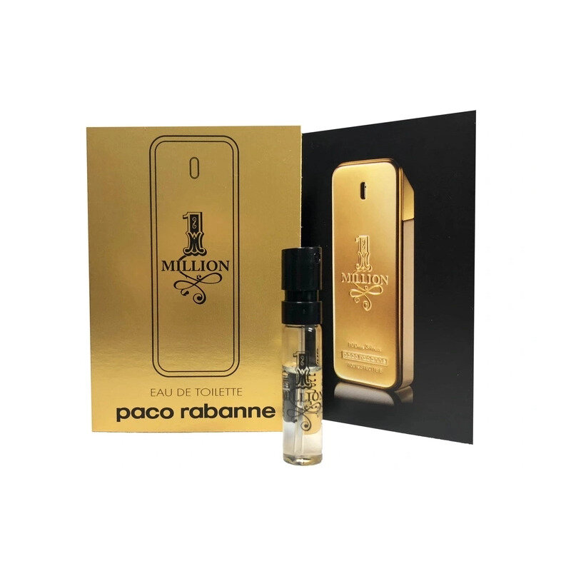 Туалетная вода Paco Rabanne "1 Million", мужская, древесно-пряная, 1,5 мл