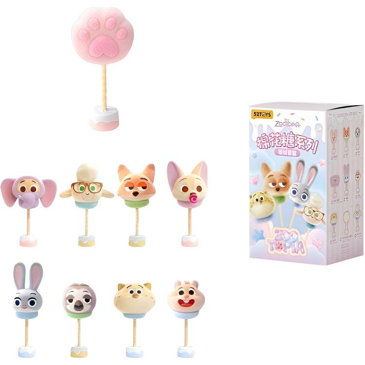 Зверополис: Коллекция "Сахарная вата" 52TOYS 1432054639, Single Mystery Box (Random Pick)