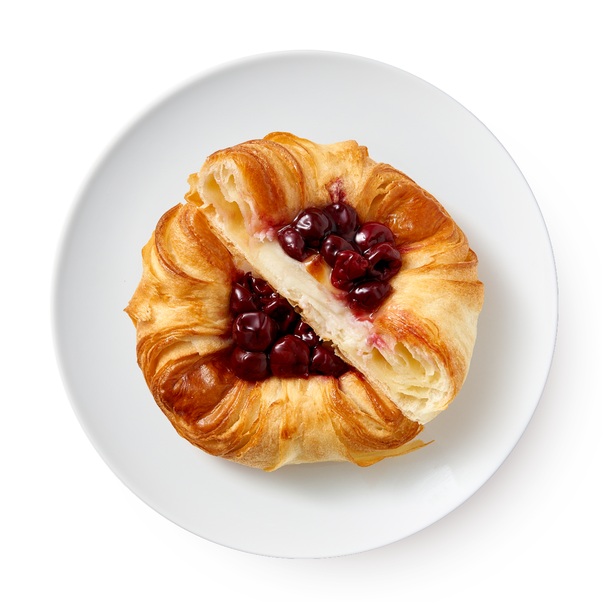 Розан с заварным кремом и вишней