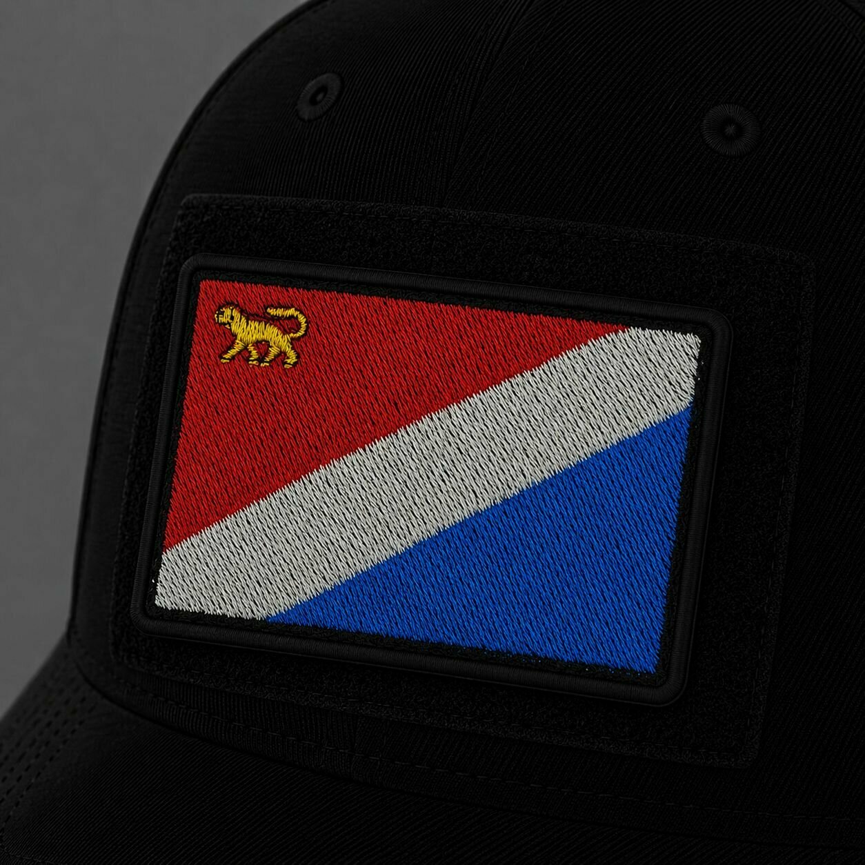 Нашивка, патч, шеврон на липучке "Флаг Приморского Края" 70x45mm PTC582