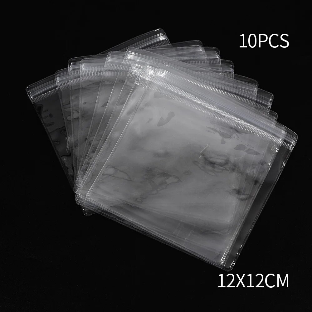 Пакеты прозрачные 12x12см, 10шт