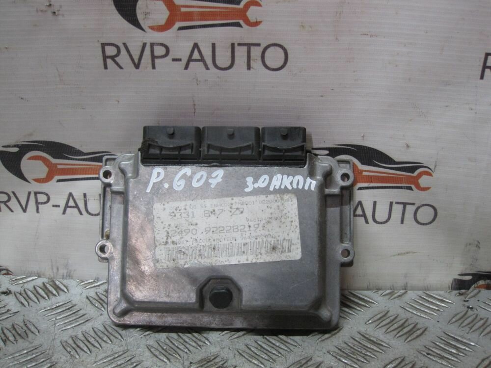 Блок управления двигателем Peugeot 607 3.0 АКПП