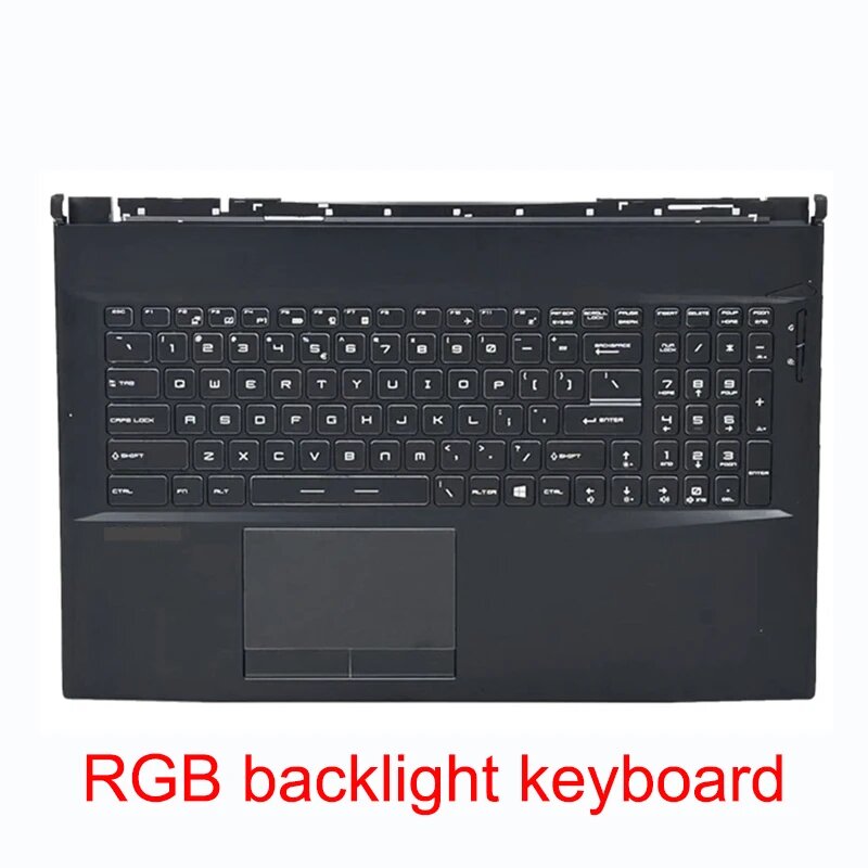 Верхний чехол для ноутбука MSI GL75/GP75 black shell RGB