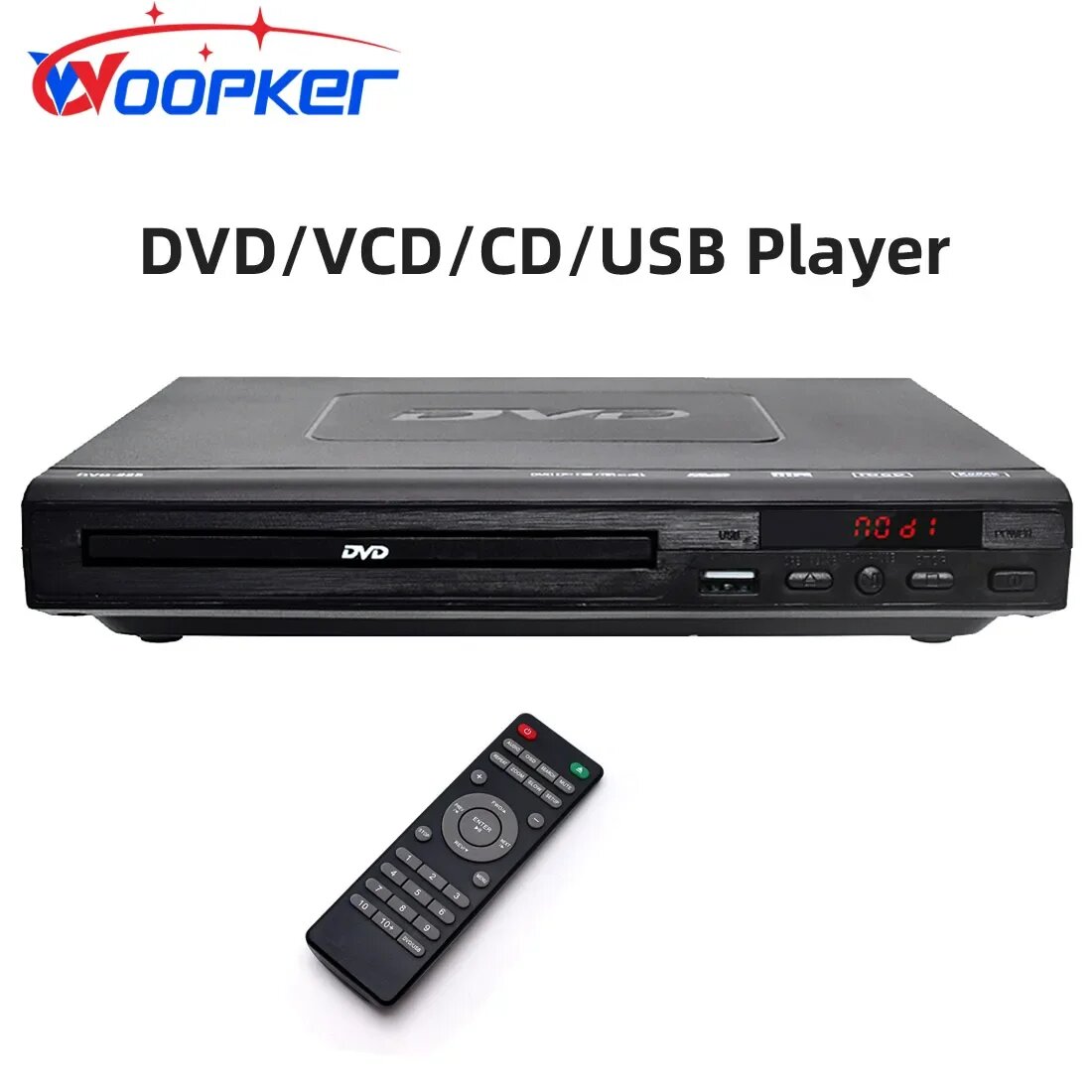Woopker DVD-225 DVD-плеер 720P