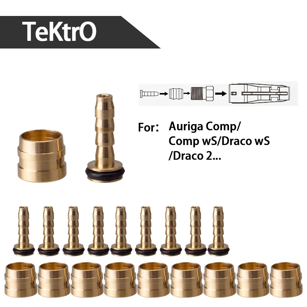10шт. Tektr0 гидравлический тормозной шланг